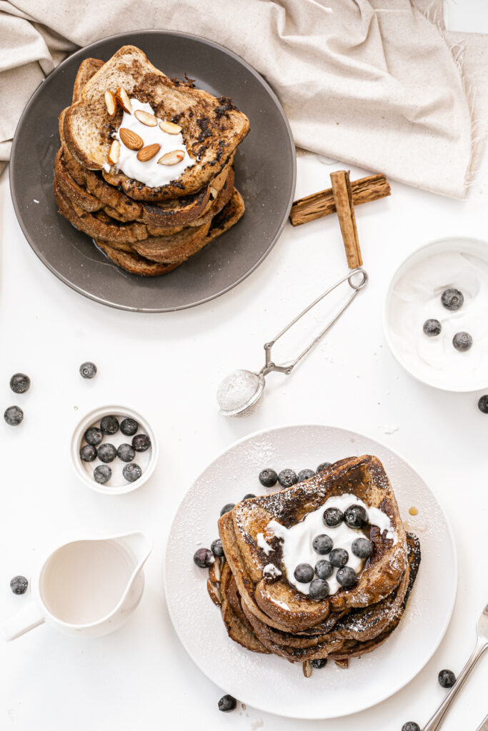 The Best Vegan French Toast • Balancing Pieces
